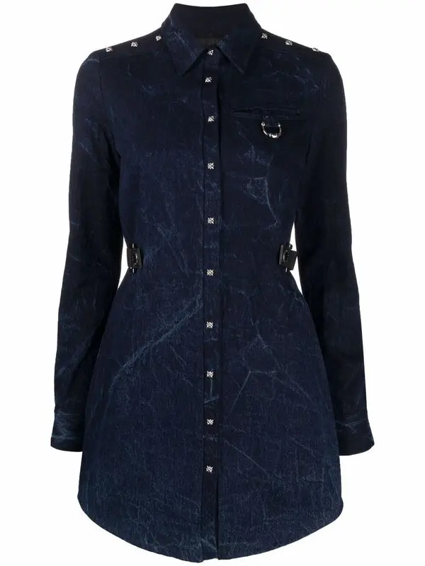 richmond denim dress John Richmond Denim Shirt Dress - Blue