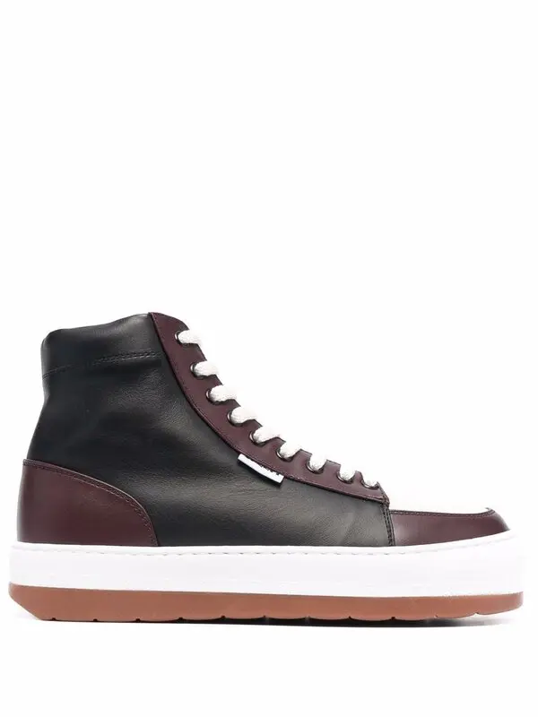 Sunnei Chunky Sole High-top Sneakers - Black