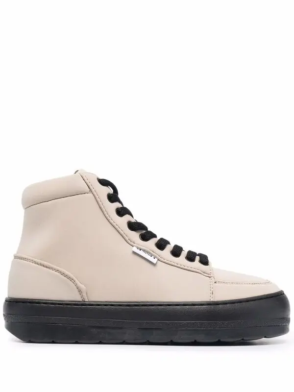 Sunnei Chunky-sole High Top Sneakers - Neutrals