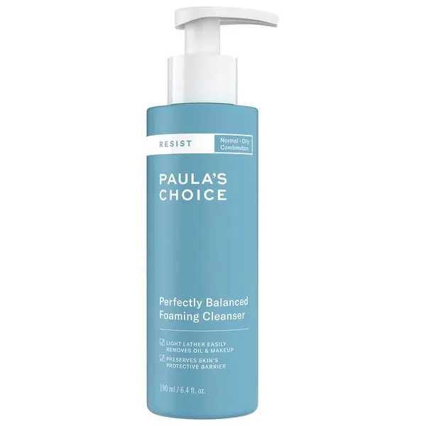 Paula'S Choice Resist Perfectly Balanced Foaming Cleanser With Hyaluronic Acid