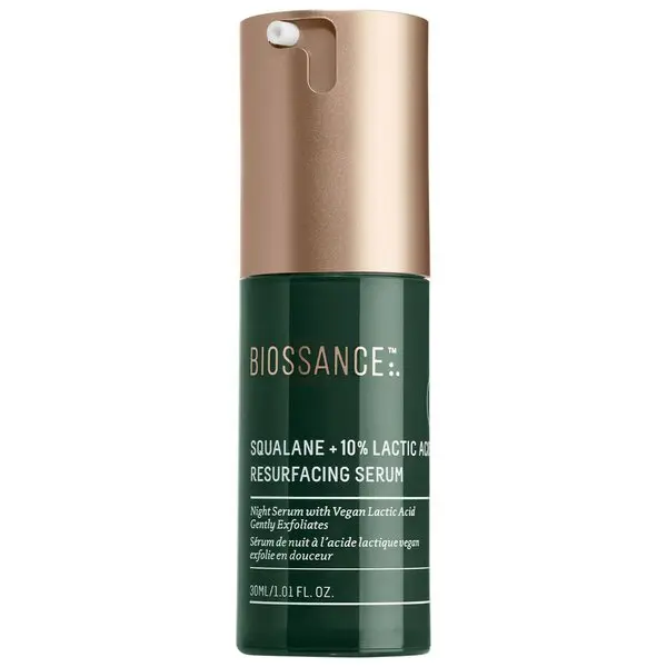 Biossance Squalane + 10% Lactic Acid Resurfacing Serum