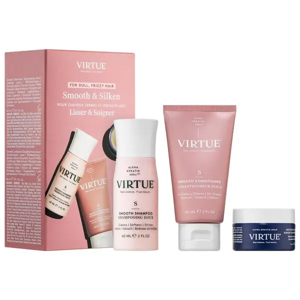 VIRTUE Smooth Discovery Set For Coarse & Textured Hair - One-color