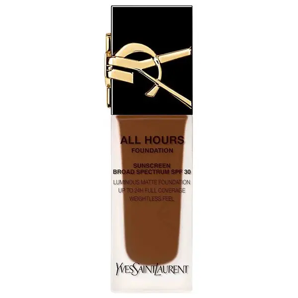 Saint Laurent All Hours Luminous Natural Matte Foundation 24h Longwear Spf 30 With Hyaluronic Acid - Dc7