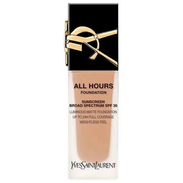 Saint Laurent All Hours Luminous Natural Matte Foundation 24h Longwear Spf 30 With Hyaluronic Acid - Mn5