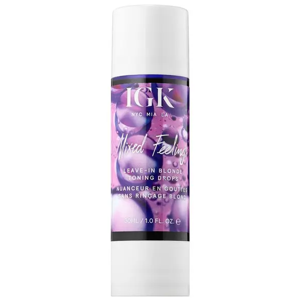 IGK Mixed Feelings Purple Leave-in Blonde Toning Drops
