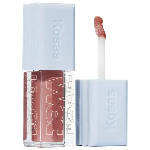 KOSAS Wet Lip Oil Plumping Peptide Lip Treatment Gloss - Unbuttoned