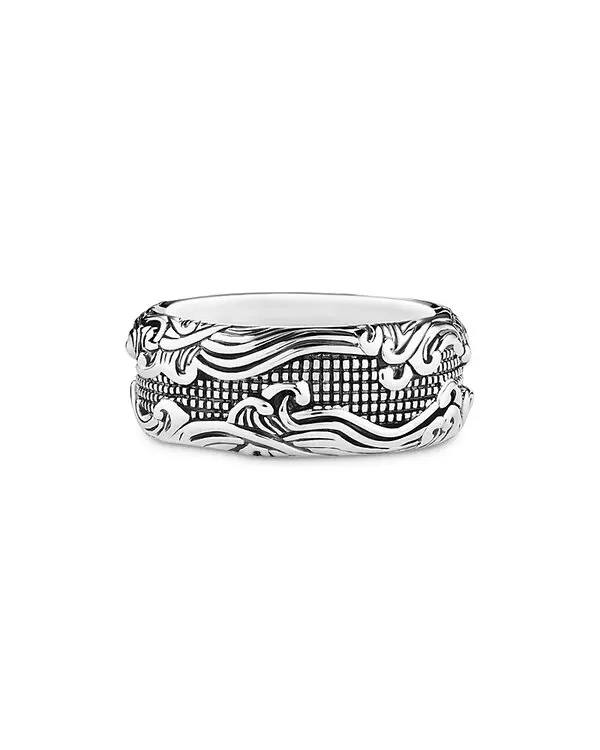 David Yurman Sterling Wave Band