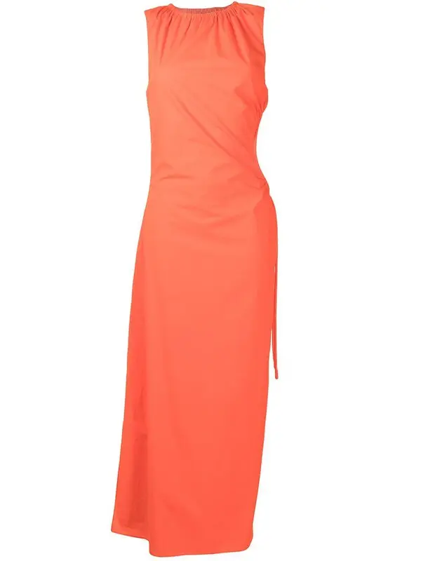 sir the label anja cut out dress Sir. Anja Cut-Out Maxi Dress - Orange