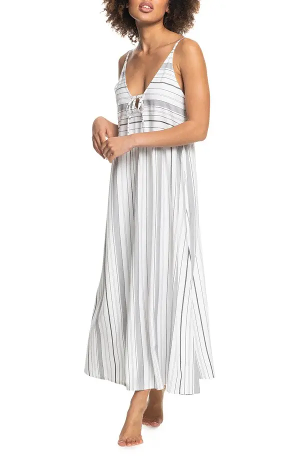 roxy white beach dress Roxy PT Summer Adventures Dress-Bright White — REAL Watersports main image 0