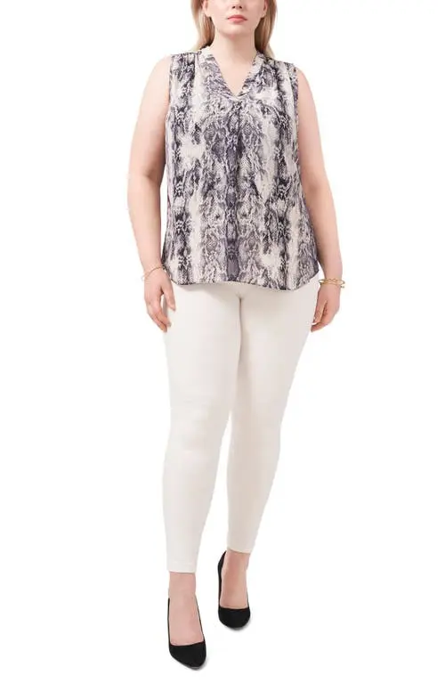 Vince Camuto High Waist Ponte Knit Leggings - Vanilla