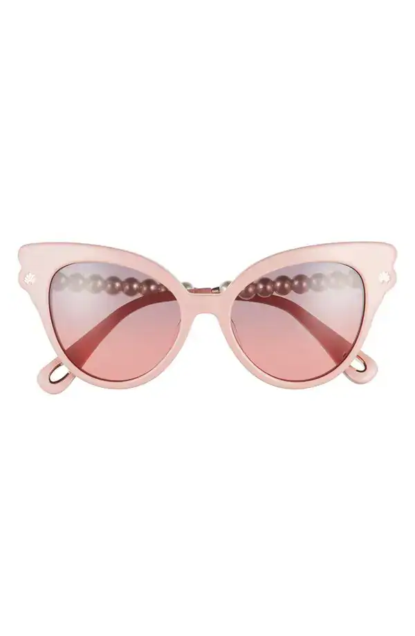 Lele Sadoughi Cat Eye Sunglasses Pink Orange Acetate New Lele Sadoughi Sunglasses Leopard Downtown Cat - Eye NWT  main image 2