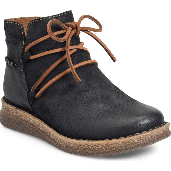 BØRN Calyn Wedge Chukka Boot - Black Distressed