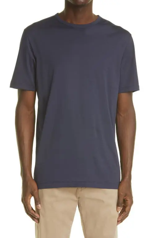 Sunspel Crewneck T-shirt - Navy
