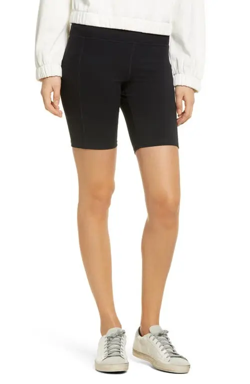 Hue Active Pocket Performance Bike Shorts - Black