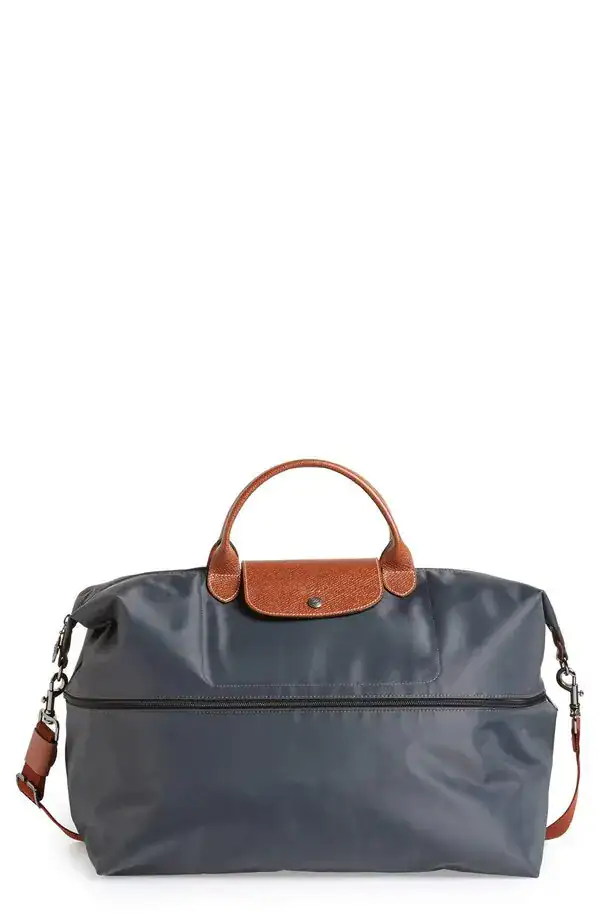 Longchamp Le Pliage 21-Inch Expandable Travel Bag In Gunmetal 20