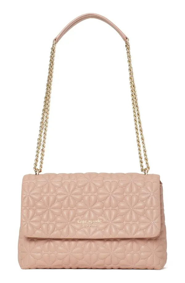 Kate Spade New York Bloom Quilted Leather Shoulder Bag In  display picture 3
