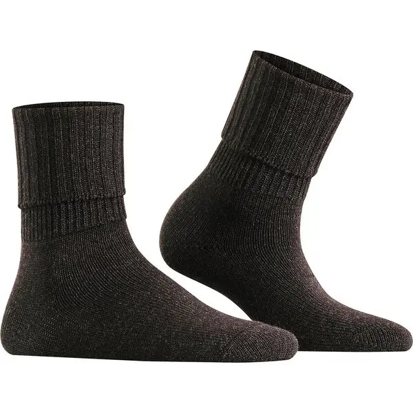 Falke Striggings Rib Cuff Socks - Black