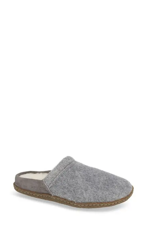 Sorel Nakiska Scuff Slipper - Quarry/natural