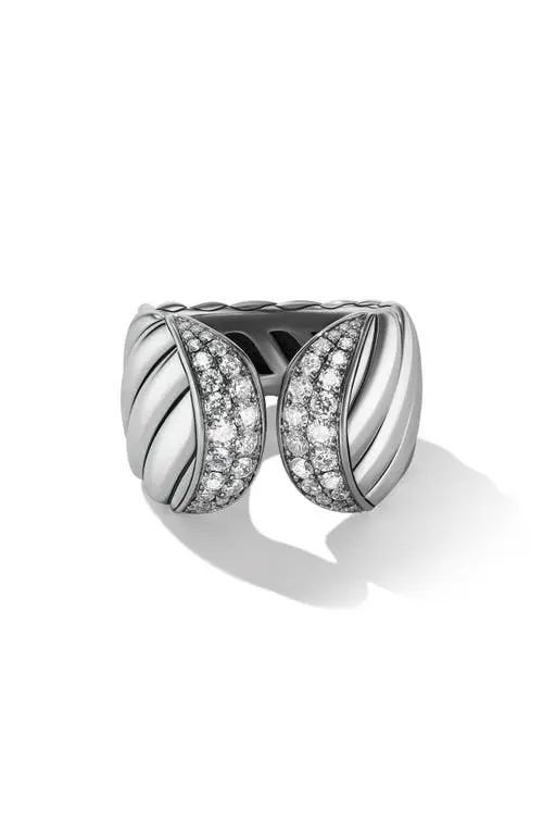 David Yurman Sculpted Cable Ring - Sterling Silver