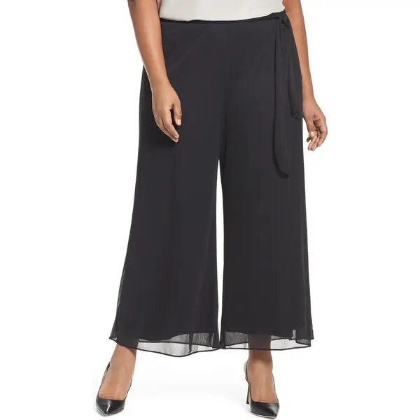 Alex Evenings High-rise Wide Leg Pants