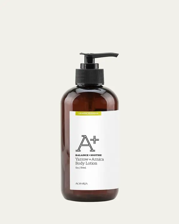 AGRARIA 12 Oz. A+ Yarrow + Arnica Body Lotion - Lemon Verbena