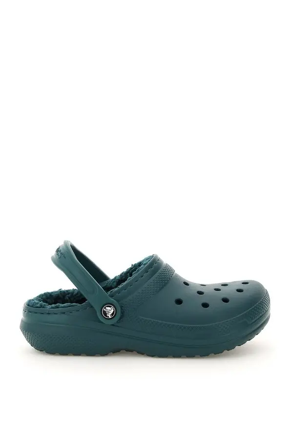 CROCS Classic Lined Clog - Evergreen (green) | Editorialist