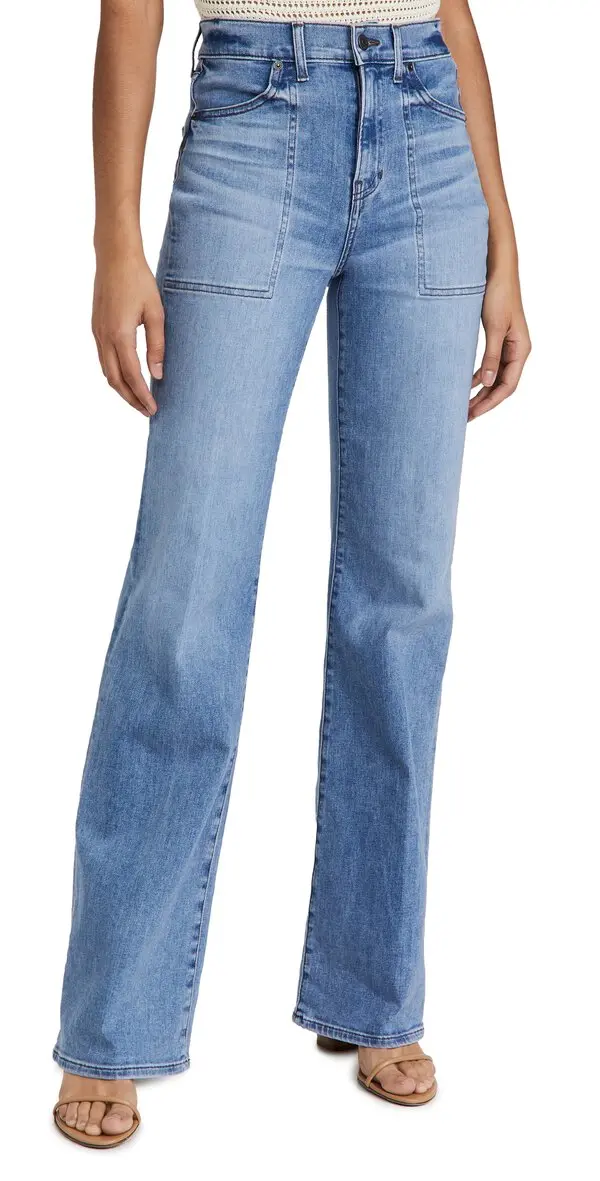 Veronica Beard Crosbie Wide-leg Jeans