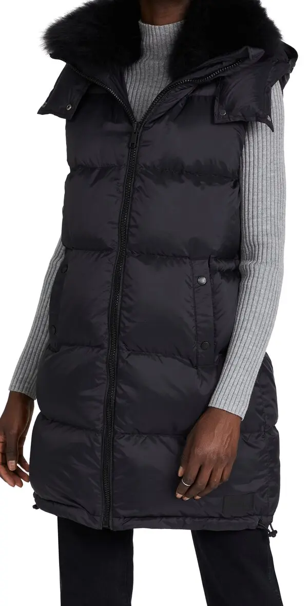 YVES SALOMON Technical Fabric Vest