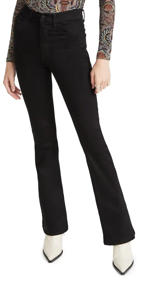 DL1961 Bridget Boot High-rise Jeans - Hail