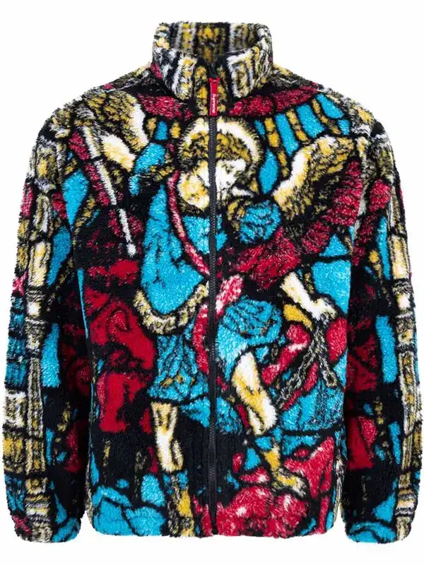Supreme Saint Michael Fleece Jacket - Multicolour | Editorialist