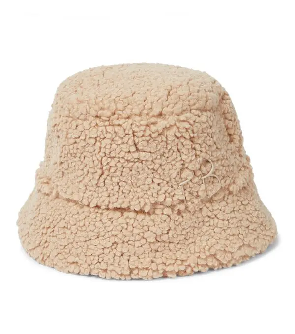 Ruslan Baginskiy Faux Shearling Bucket Hat