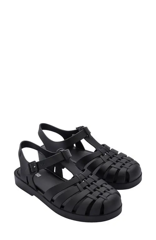 Melissa Possession Jelly Fisherman Sandal - Black