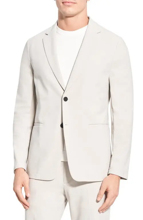 Theory Clinton Precision Ponte Knit Blazer - Putty - B1j