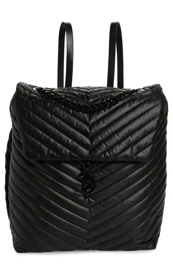 Rebecca Minkoff Edie Backpack - Black | Editorialist display picture 1