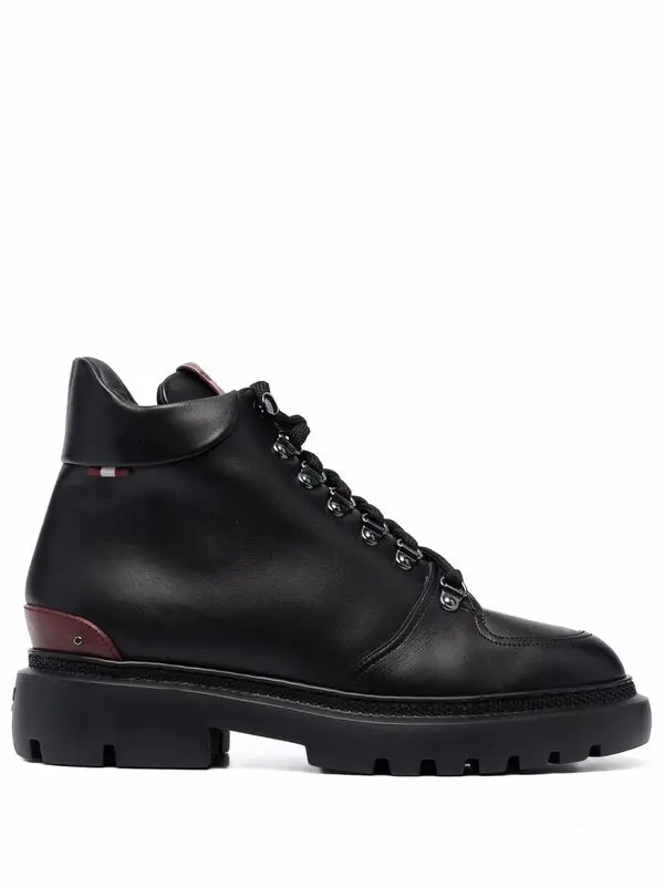 Bally Valiant Lace-Up Boots In Black - 21% Off | Editorialist