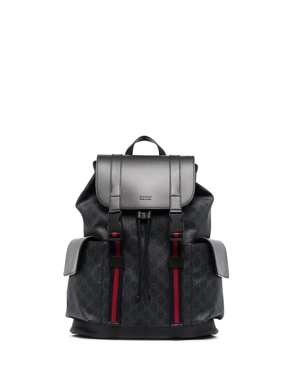 Gucci Gg Supreme Backpack Black Editorialist