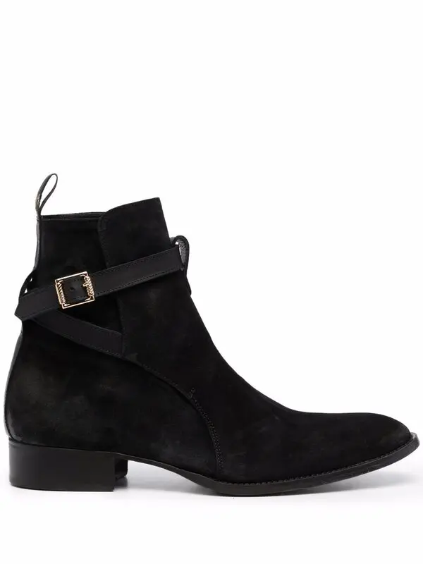 GIULIANO GALIANO Buckled Strap Ankle Boots