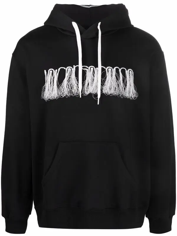 DOUBLET Fringe Embroidered Hoodie