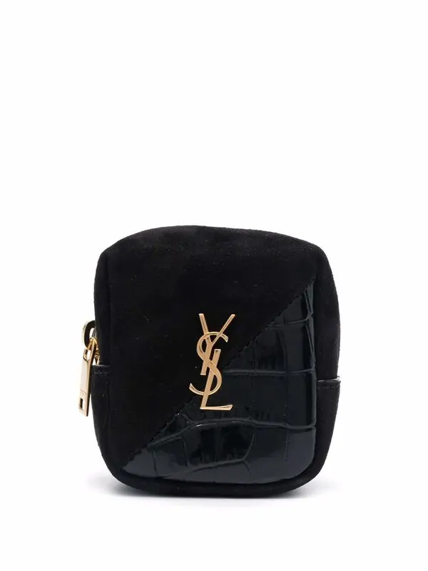 Saint Laurent Jamie Ysl Cube Charm - Black | Editorialist