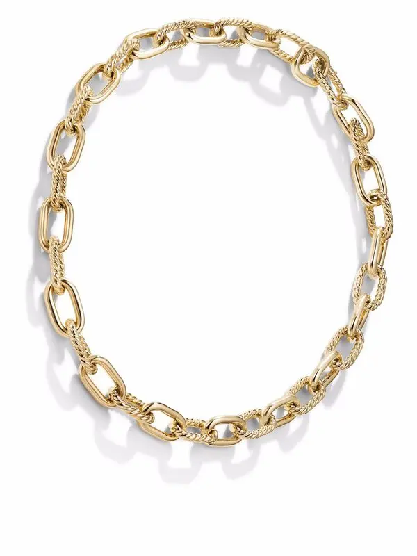 David Yurman 18kt Yellow Madison 11mm Chain Necklace - Gold