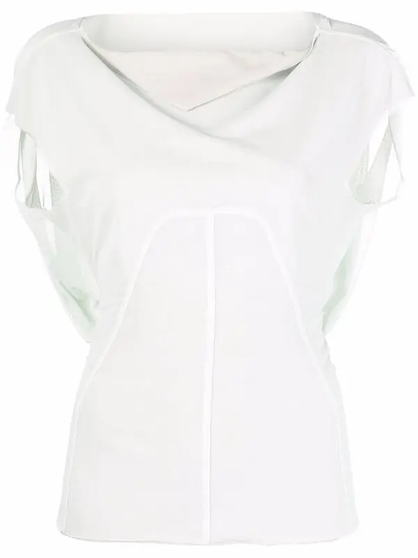 Rick Owens Panelled Cowl-neck Top