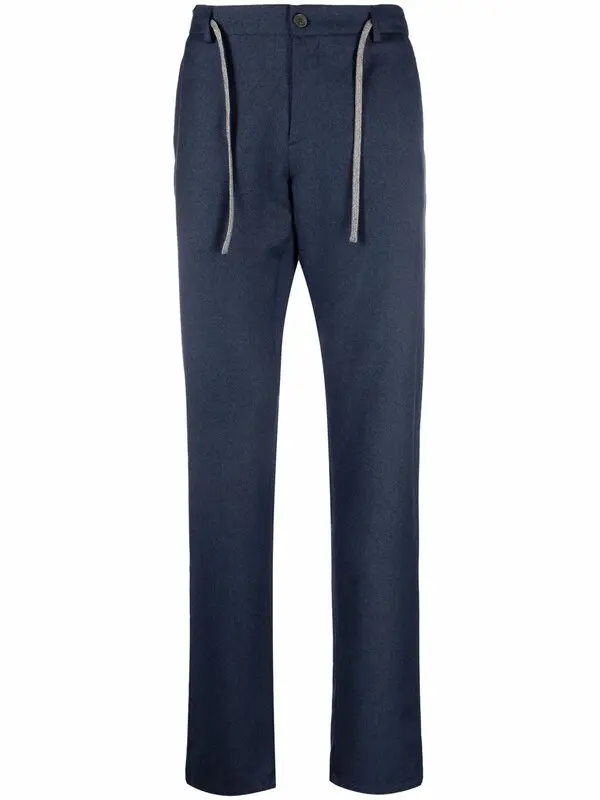 Canali Drawstring-waist Chinos