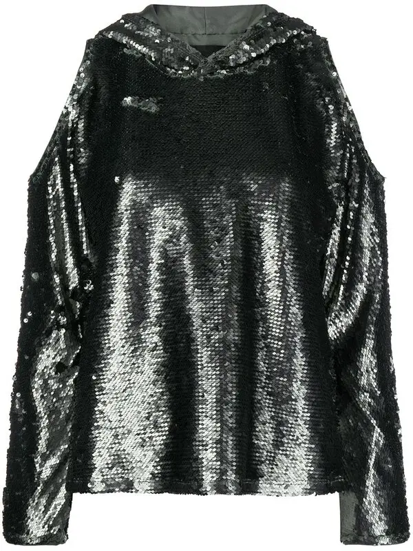 RtA Cut-out Detail Hoodie