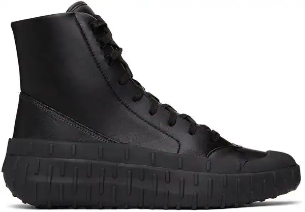 Buy Y3 Leather Gr. 1p Boots - Black At 59% Off | Editorialist