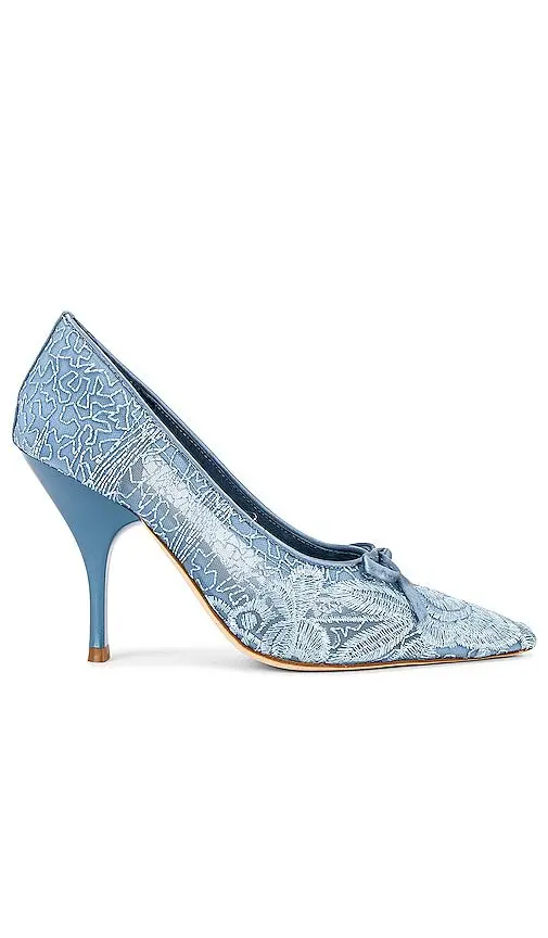 Buy Jeffrey Campbell Gracious Heel - Blue At 27% Off | Editorialist