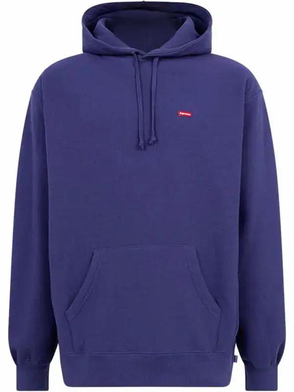 Supreme Small Box Logo Hoodie Blue Editorialist