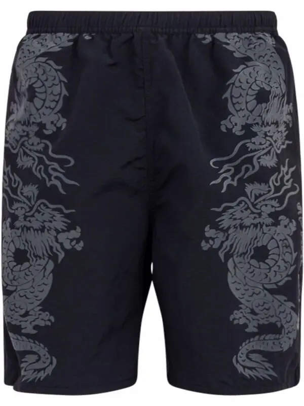 Supreme Dragon Water Shorts - Black
