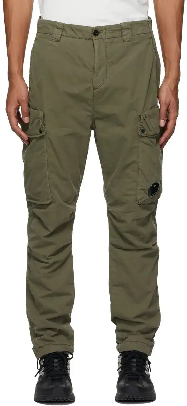 C.P. Company Grey 50 Fili Utility Cargo Pants In St Gry 665 - 50 