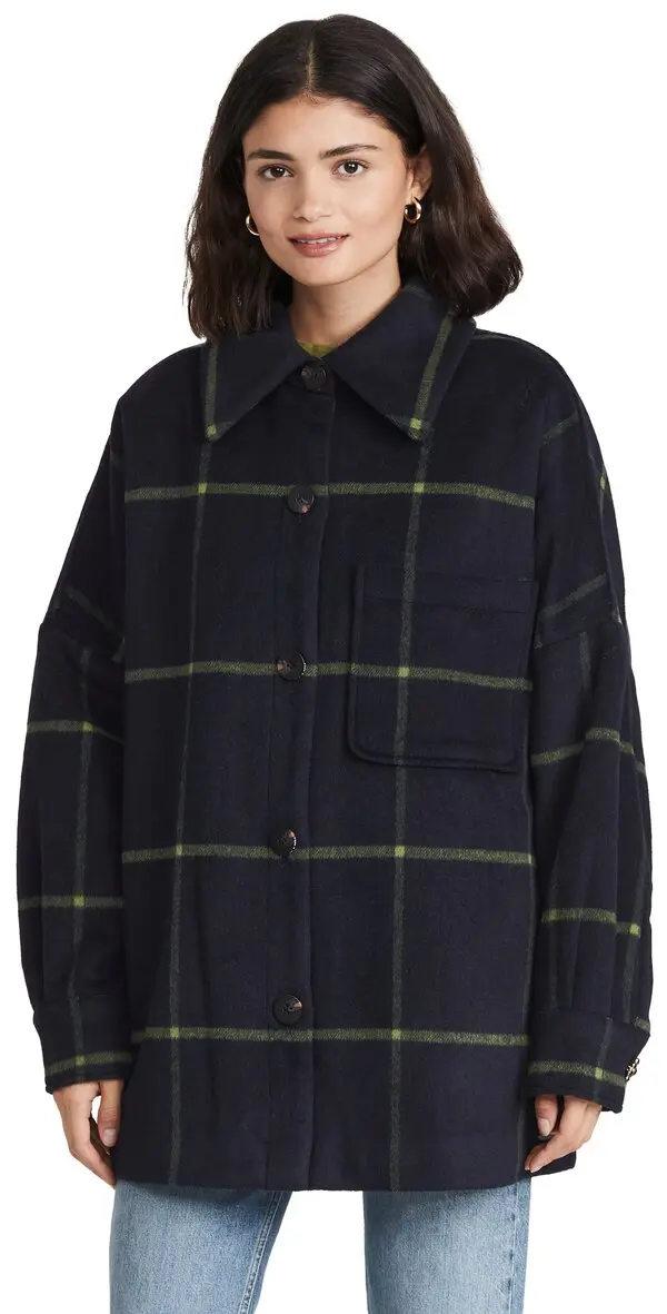 Buy Scotch & Soda Padded Wool Blend Shirt Jacket - One-color At 60% Off ...