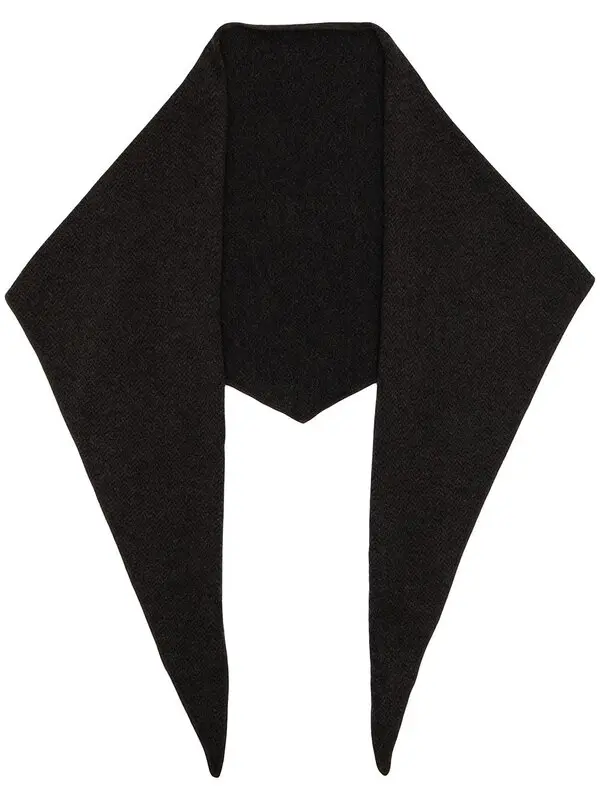 N.peal Herringone-pattern Cashmere Scarf
